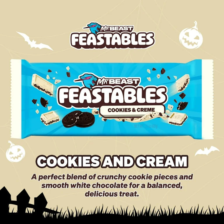 Feastables Cookies And Creme Chocolate Bar – CEREALIZATE PRICMX