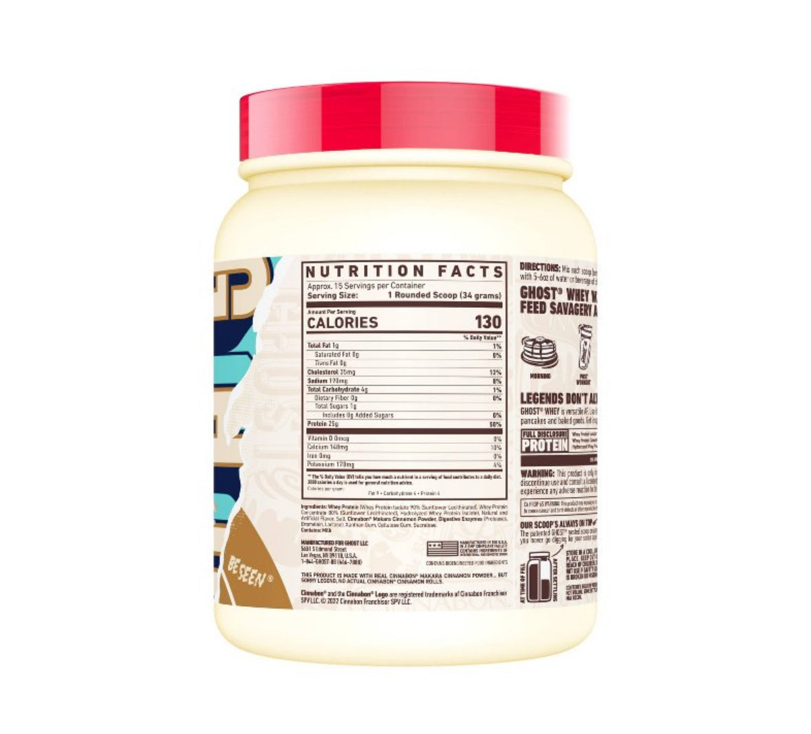 Ghost Whey Cinnabon Protein Powder 585gr – CEREALIZATE PRICMX