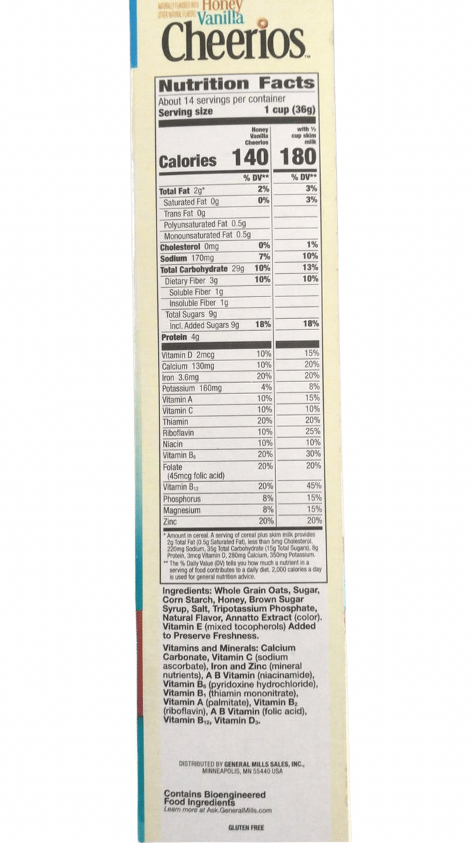 Cheerios Honey Vanilla – CEREALIZATE PRICMX
