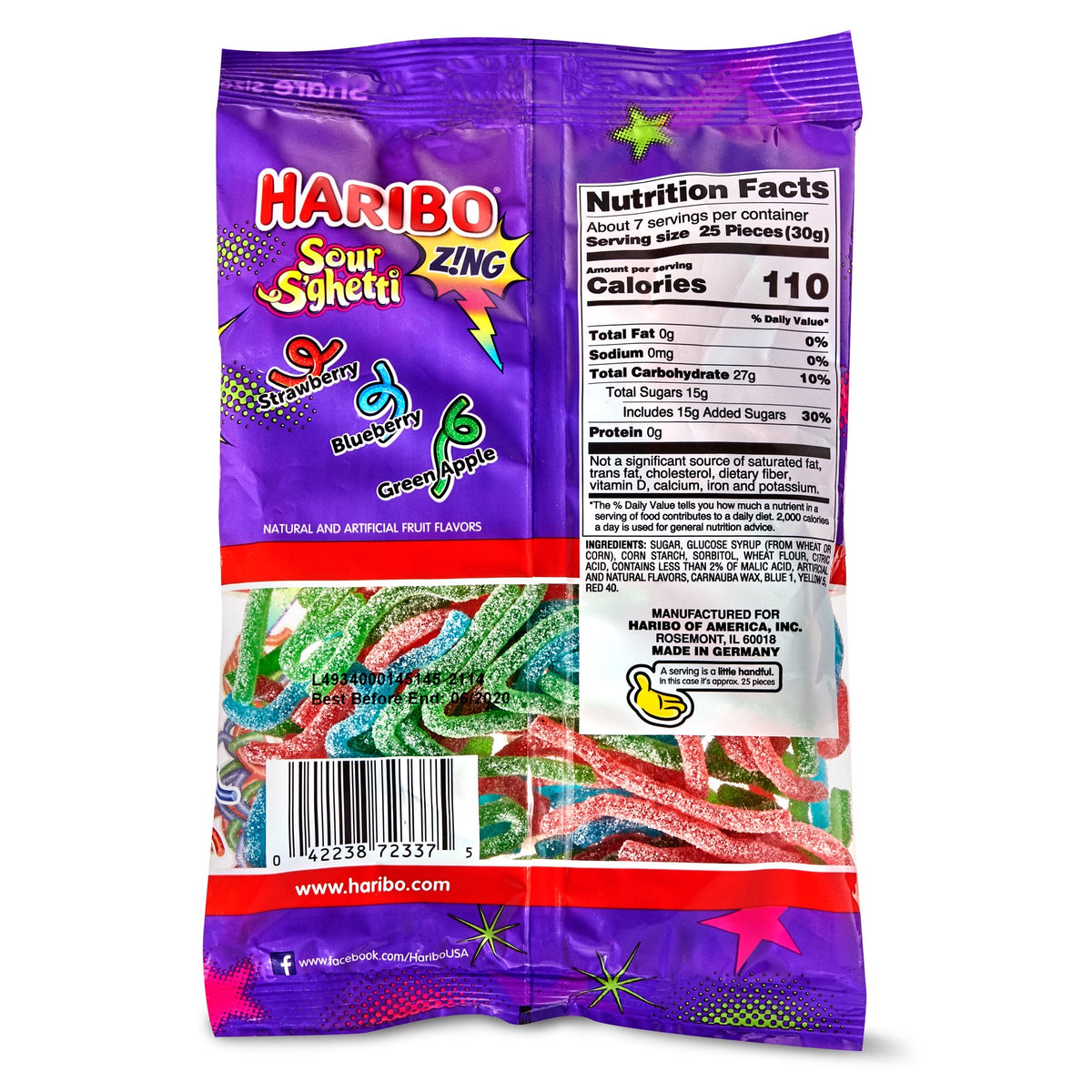 Haribo Zing Sour Spaghetti – CEREALIZATE PRICMX
