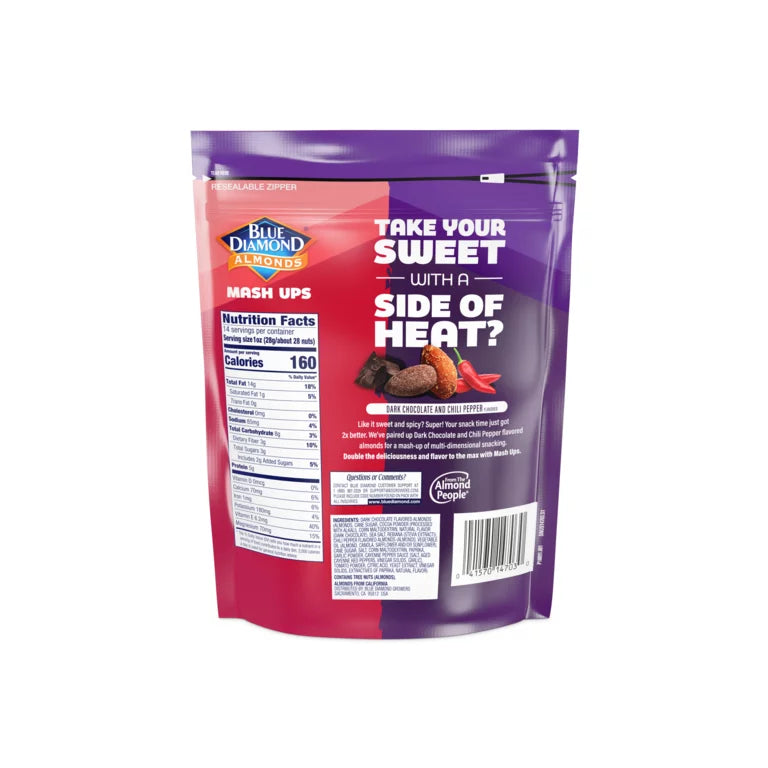 Blue Diamond Mash Ups Dark Chocolate And Chili Pepper – CEREALIZATE PRICMX